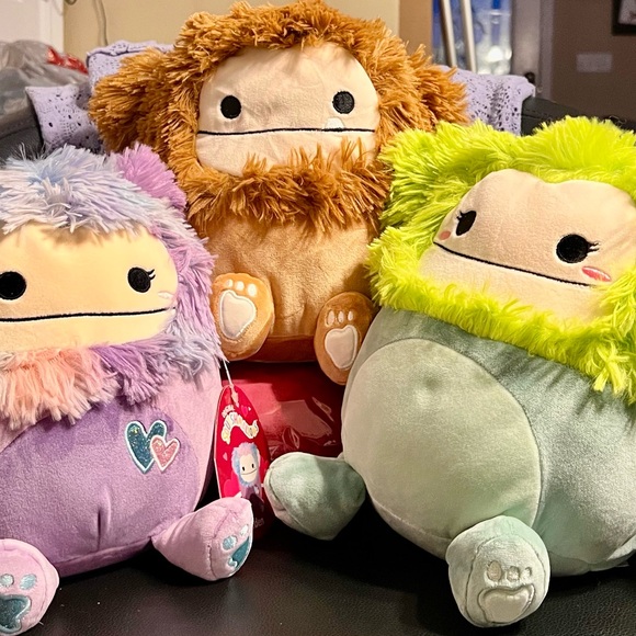 Squishmallows | Other | Squishmallows Yeti Colorful Plush Toy Trio ...